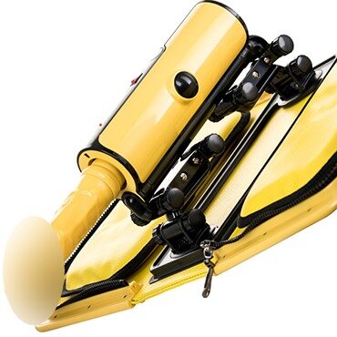 68002 ToyFa MotorLovers F*ckBag, желтая. Секс-машина на беспроводном управлении