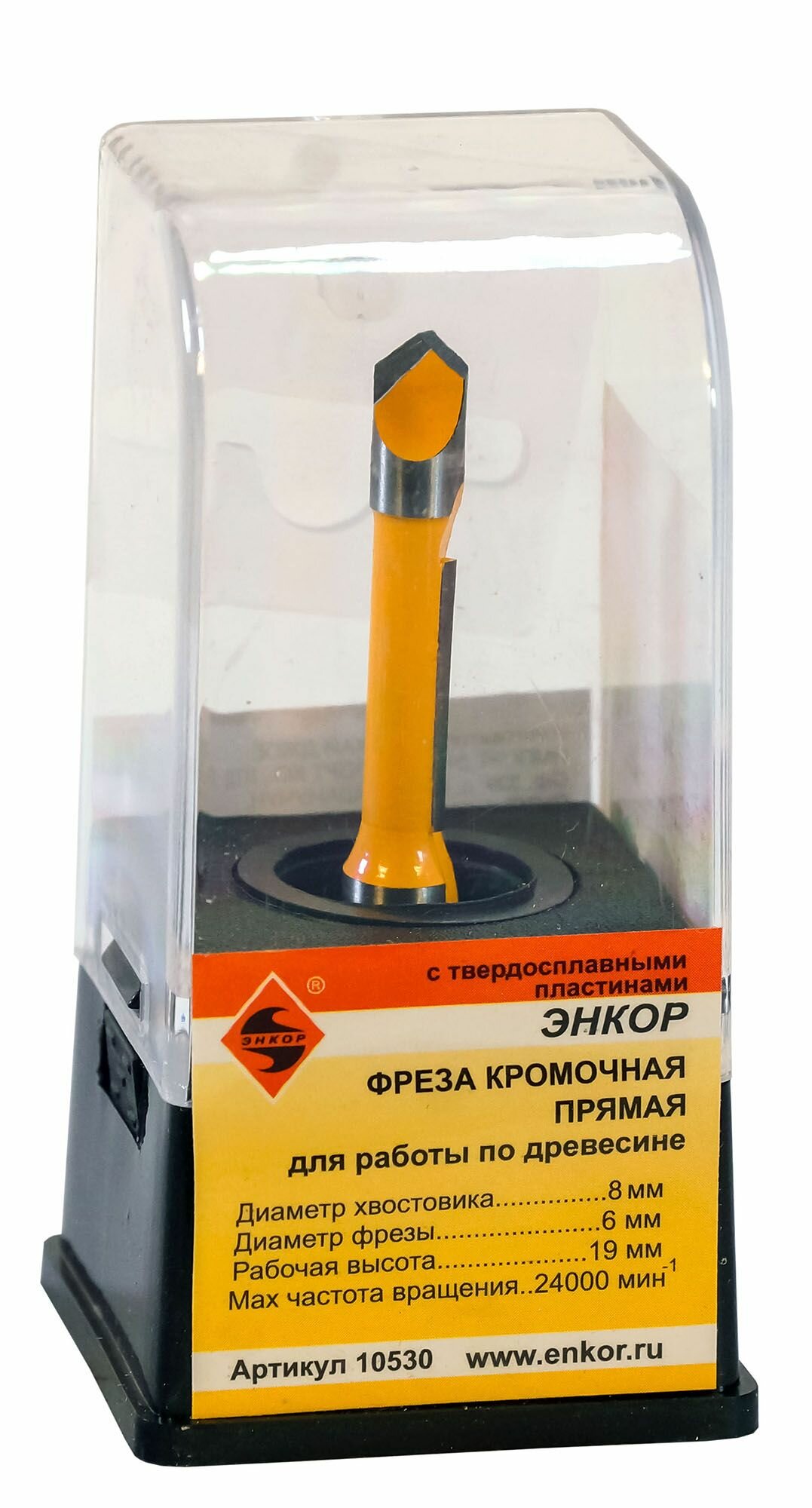 Фреза обгонная без подшипникаэнкор ф6х19мм хв8мм