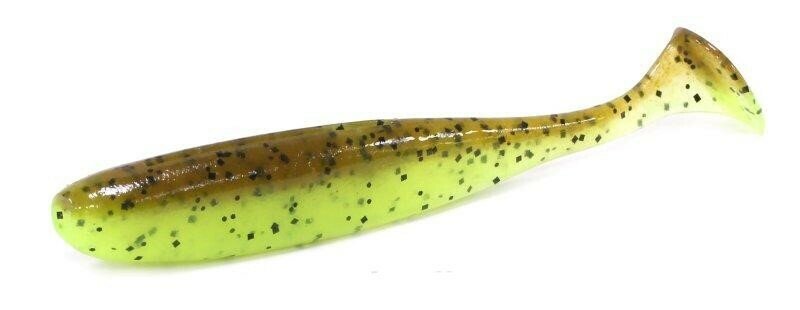 Мягкая приманка Keitech Easy Shiner 3.5" # 401 Green Pumpkin/Chartreuse