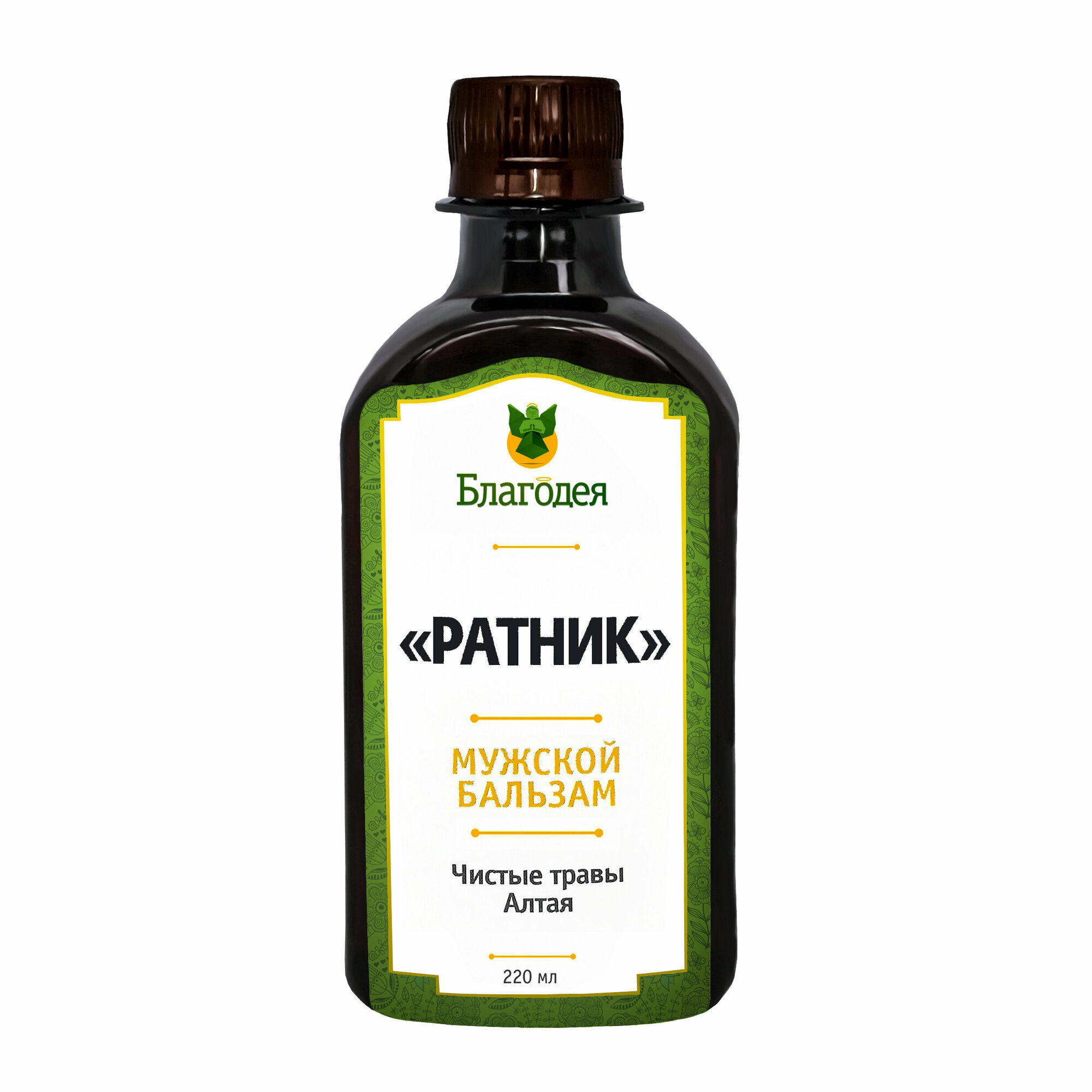 Мужской бальзам Ратник, 200 мл (Благодея) (производство Алтай)