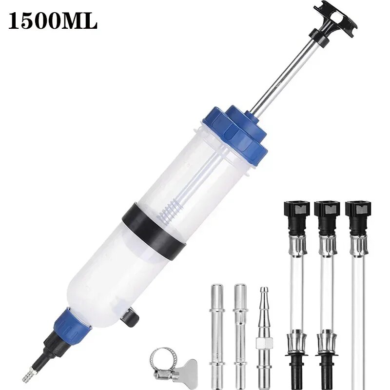 200/500/1500 мл автомобильный экстрактор масляной жидкости, шприц для розлива, насос для перекачки топлива, жидкое масло, автоматический ручной тормозной масляный насос