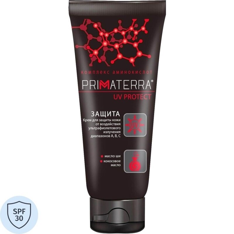 Защитный крем Primaterra "UV Protect", для лица и рук, 100 мл (от УФ)