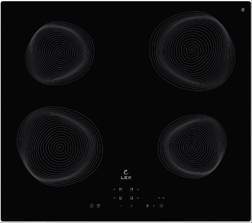Варочная панель Lex EVI 640 R2 BL