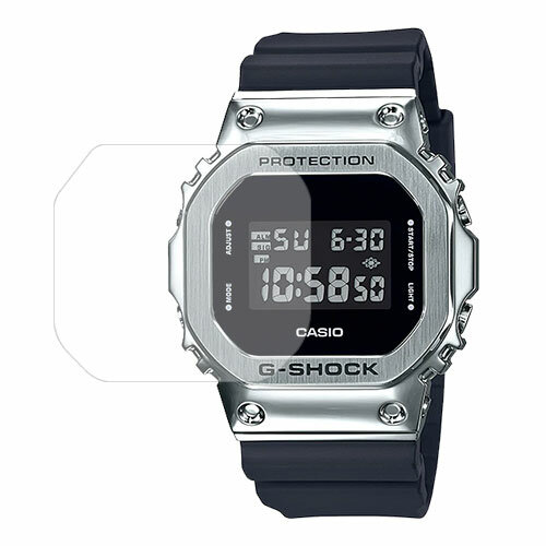 Скрин Мобайл защитный экран для часов Casio GM-5600-1 из гидрогелевая плёнка прозрачная