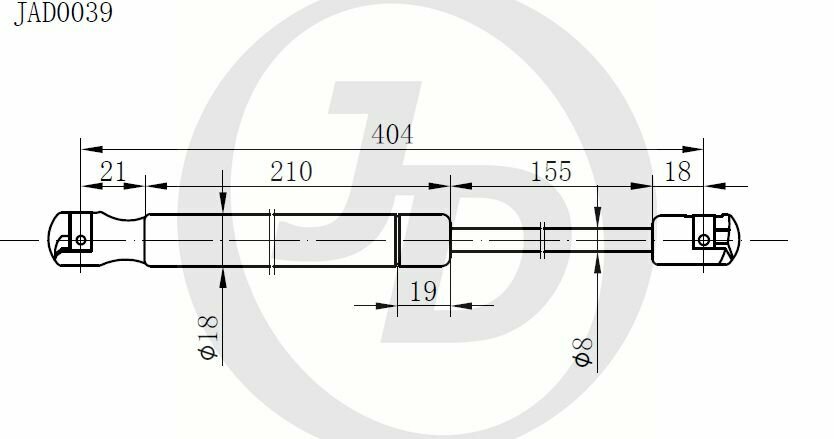 Амортизатор JD JAD0039