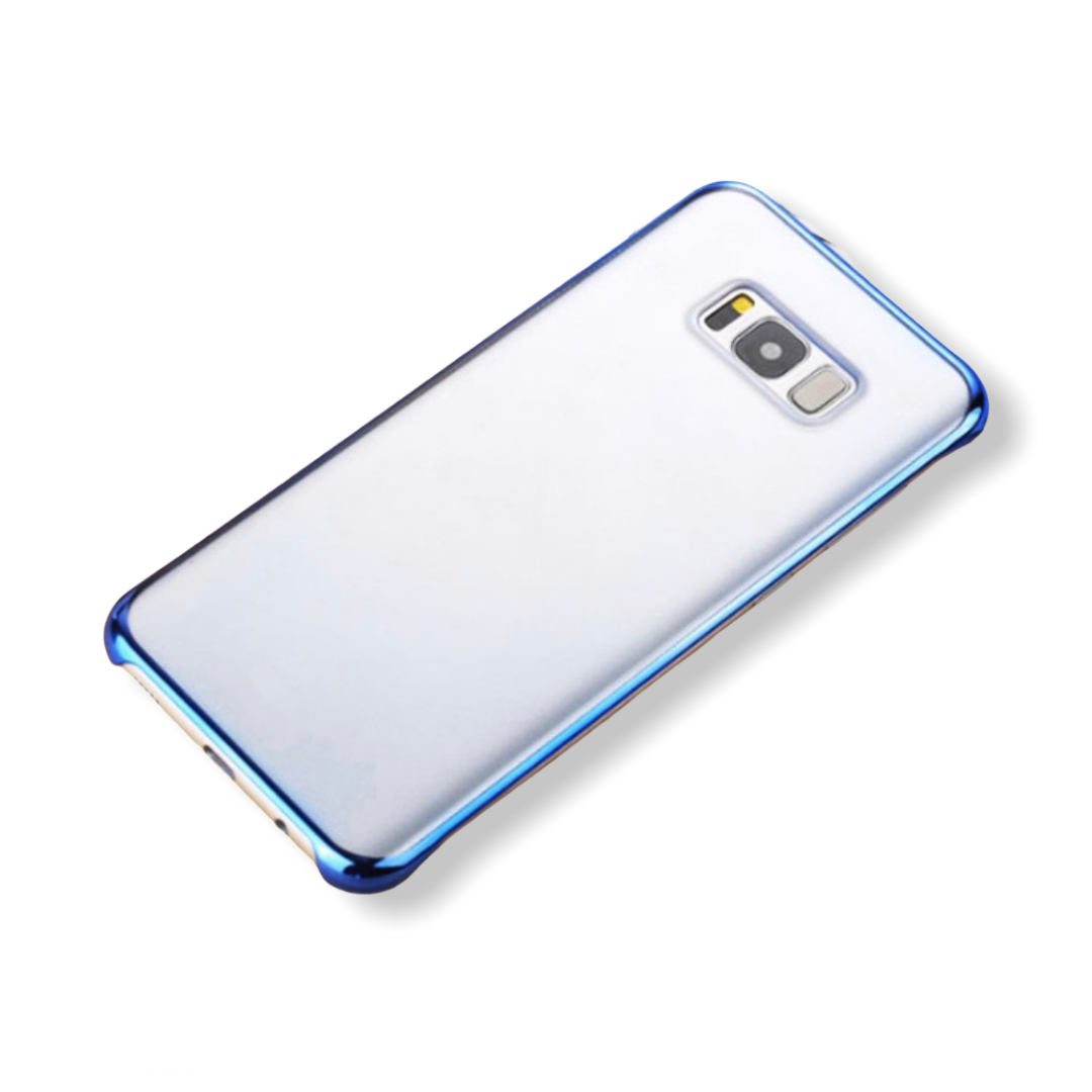Чехол-накладка MyPads Clear Cover EF-QG950 клип-кейс задняя панель крышка для Samsung Galaxy S8 SM-G9500 голубой
