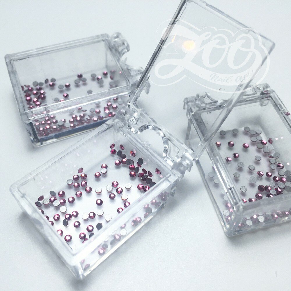 Стразы стеклянные Rose SS4 (1.5 мм) Zoo 100 шт №1127