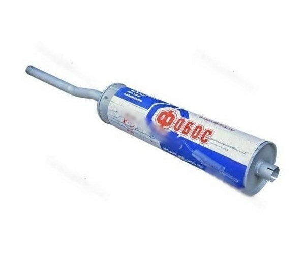 Глушитель-резонатор газель 3302 бортовая фобос активный прямоточный 9620