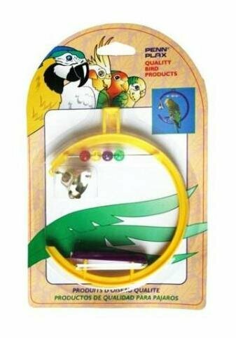 PENN-PLAX игрушка для птиц «Качели со счетами и колокольчиком» (1 шт)