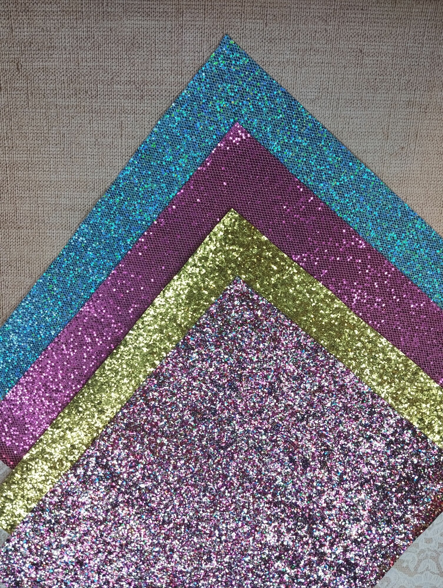 Эко-кожа глиттерная