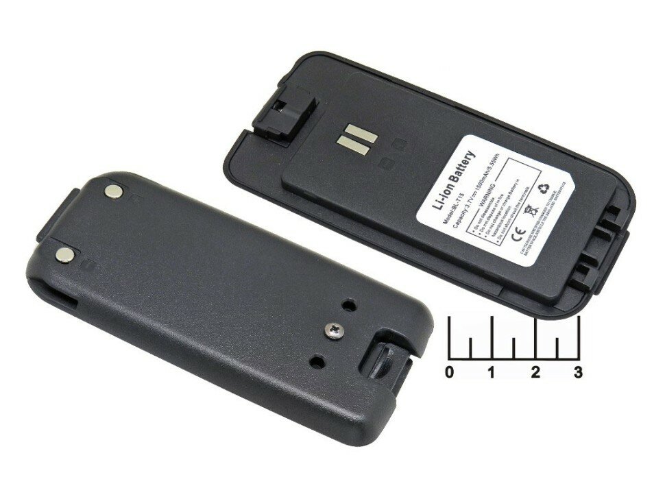 Аккумулятор радиостанции Baofeng BF-T15 3.7V 1.5A BL-T15 (черный, камуфляж)