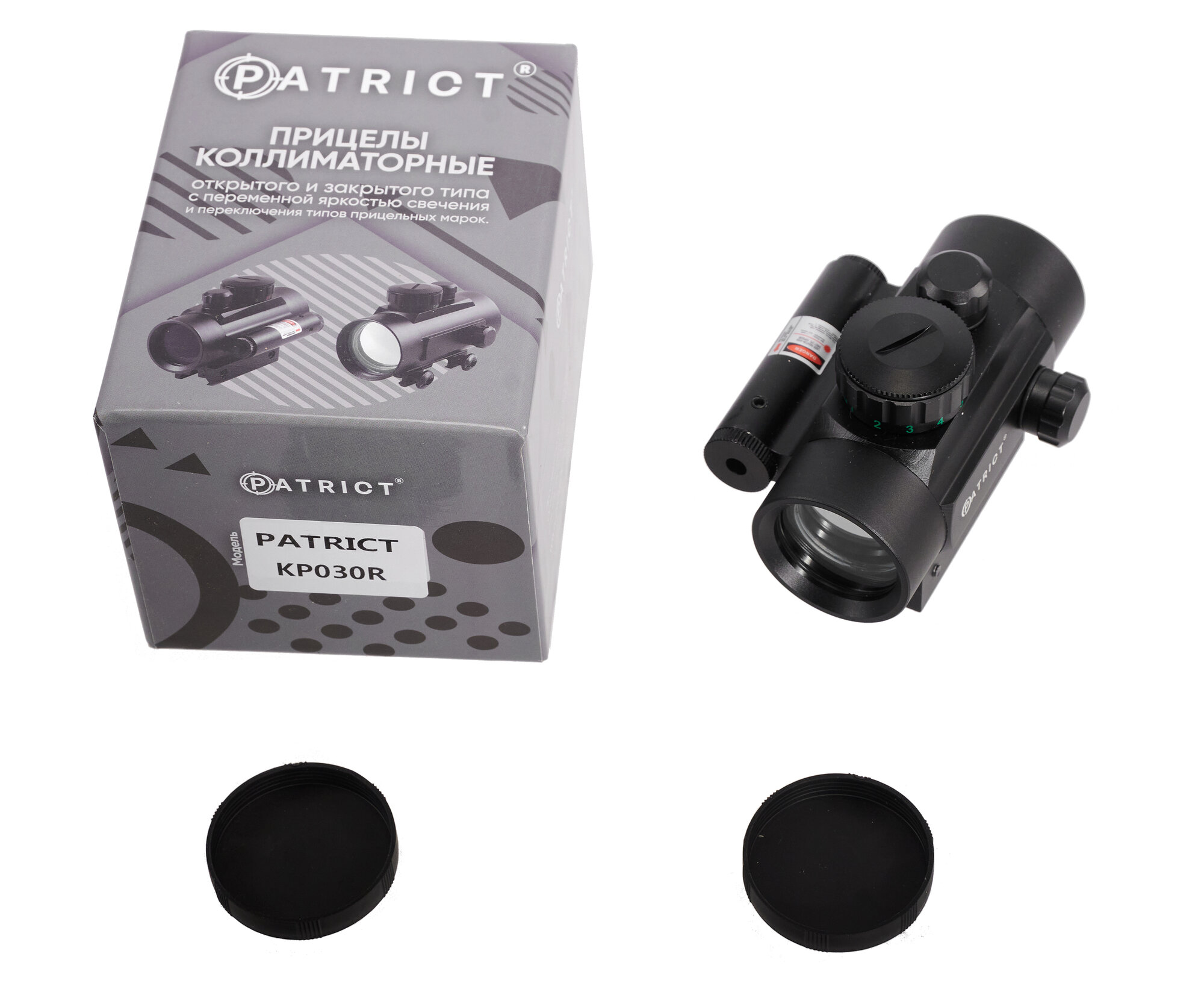 Коллиматорный прицел Patrict 1x40 (ЛЦУ, BH-KP030R)