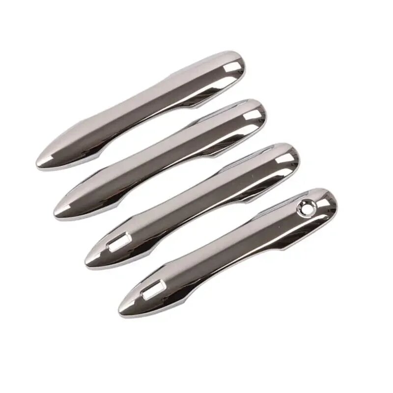 Для Toyota Camry Daihatsu Altis XV70 2018-2024 глянцевый черный хром автомобильная дверная ручка крышка чаша отделка наклейка Стайлинг аксессуары 2 Keyless Entry