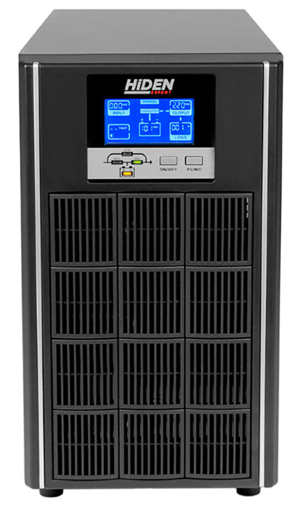 Источник бесперебойного питания Hiden EXPERT (UDC9202S) встроенные АКБ в корпусе, 6х9А/ч, 2 kVA/18 kW, PF=09