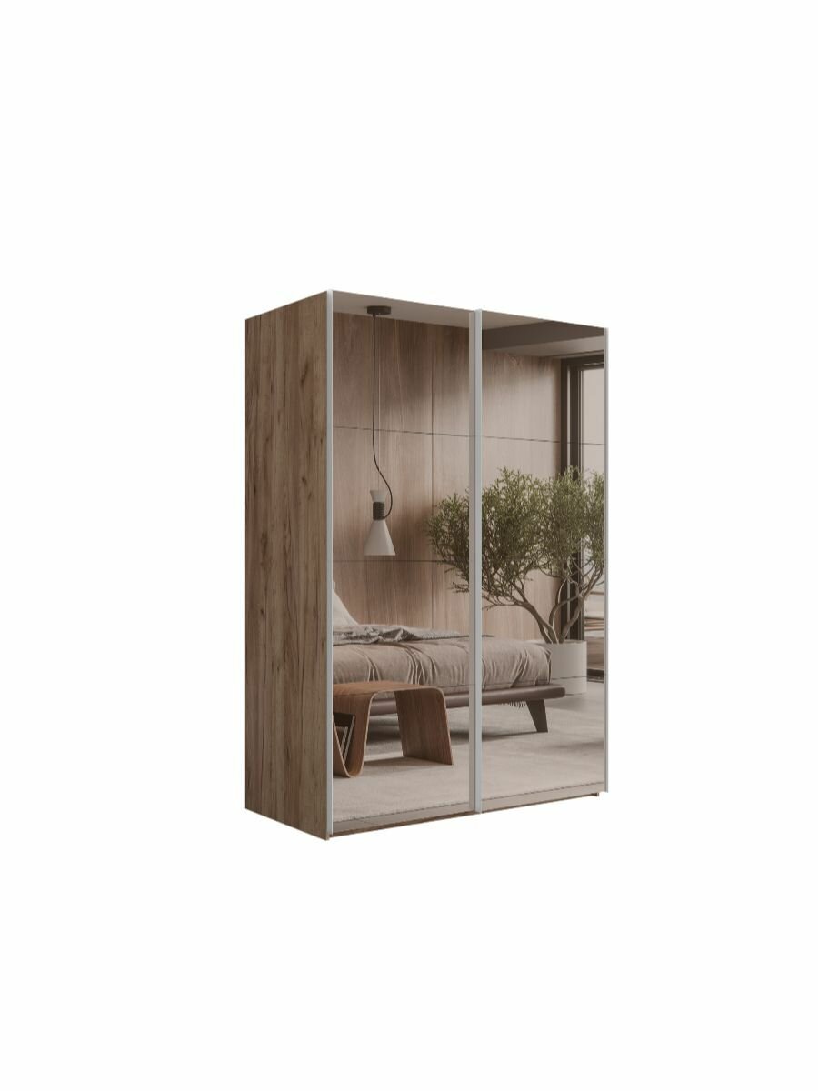 Шкаф купе Эста 2,0 2зерк бронза