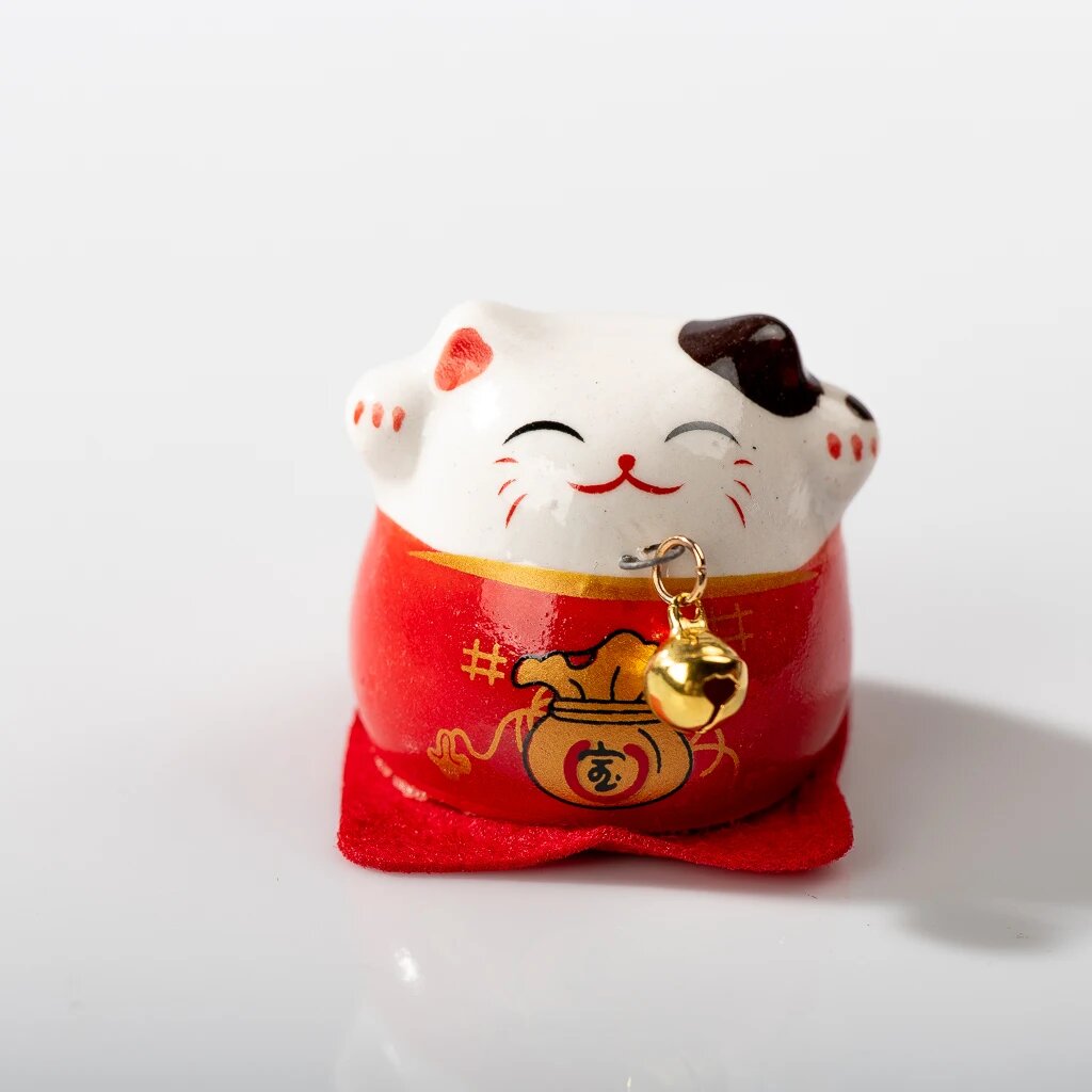 Керамическая кошка удачи Lucky Cat, XN626B