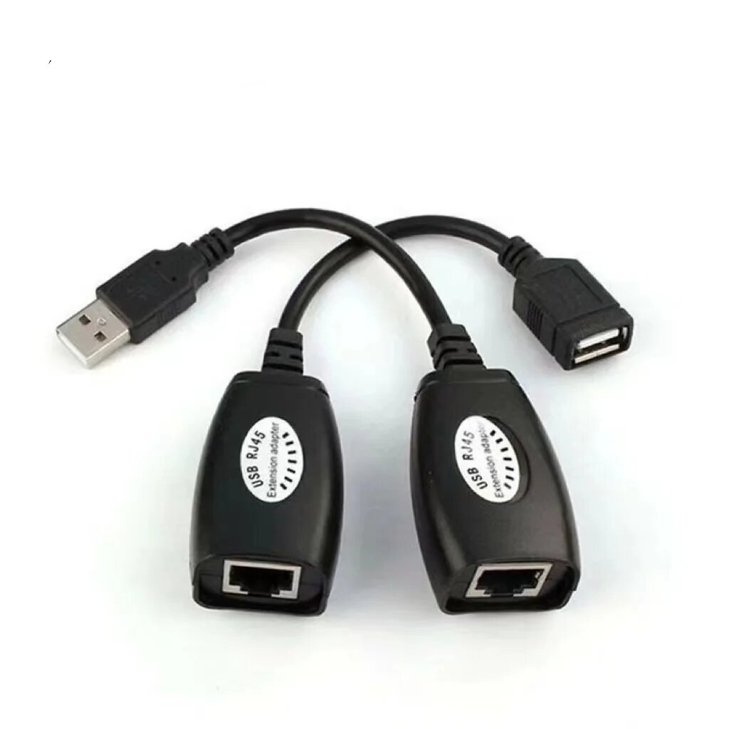 USB-RJ45 удлинитель кабеля 2 шт. 1v1