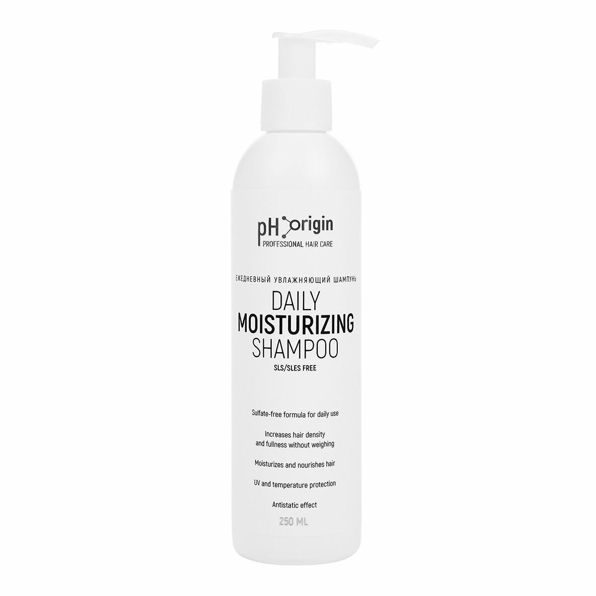 Увлажняющий шампунь pH Origin Daily Moisturizing SLS/SLES Free Shampoo - 250 мл.