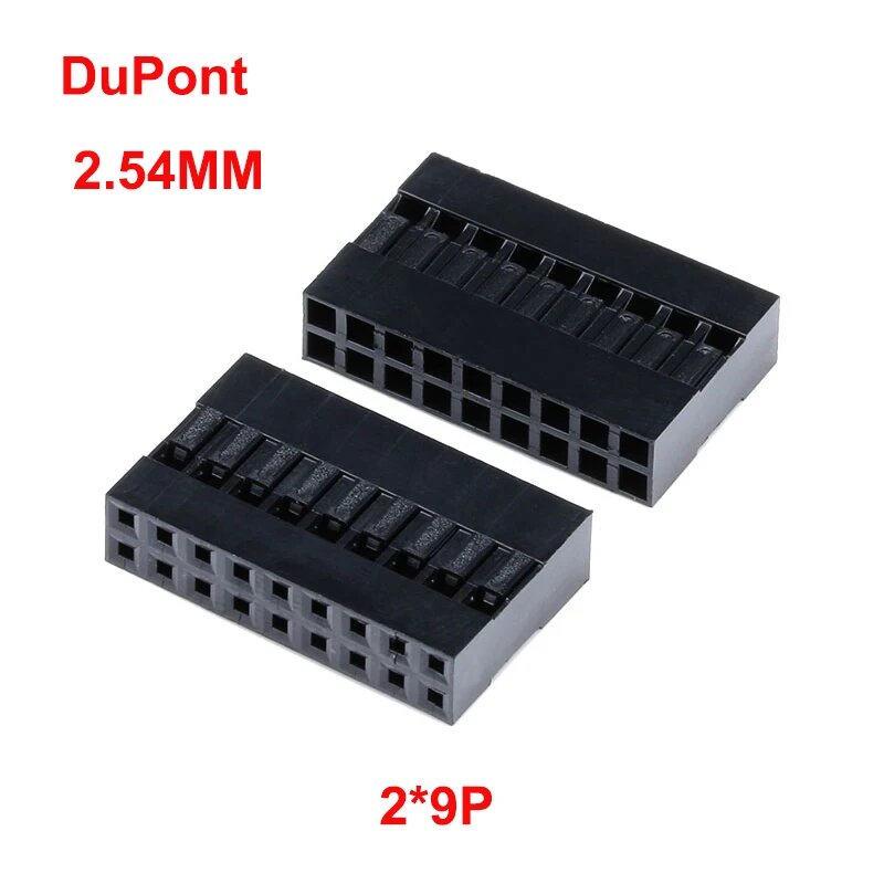 Dupont разъемы 2.54 мм 20 шт 2x9P