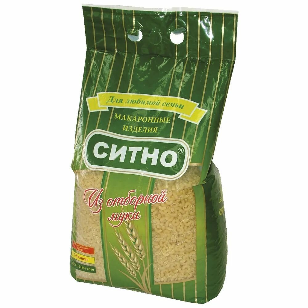 Макароны "ситно" Улитка 5кг Высший Сорт ГОСТ