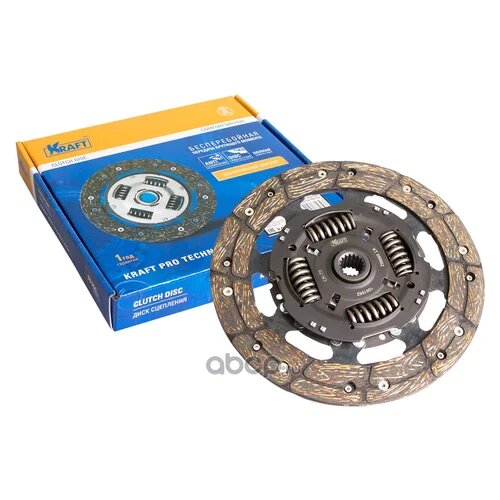 Диск сцепления FORD FOCUS II 04- 1.4/1.6 D -220MM KRAFT KT098602