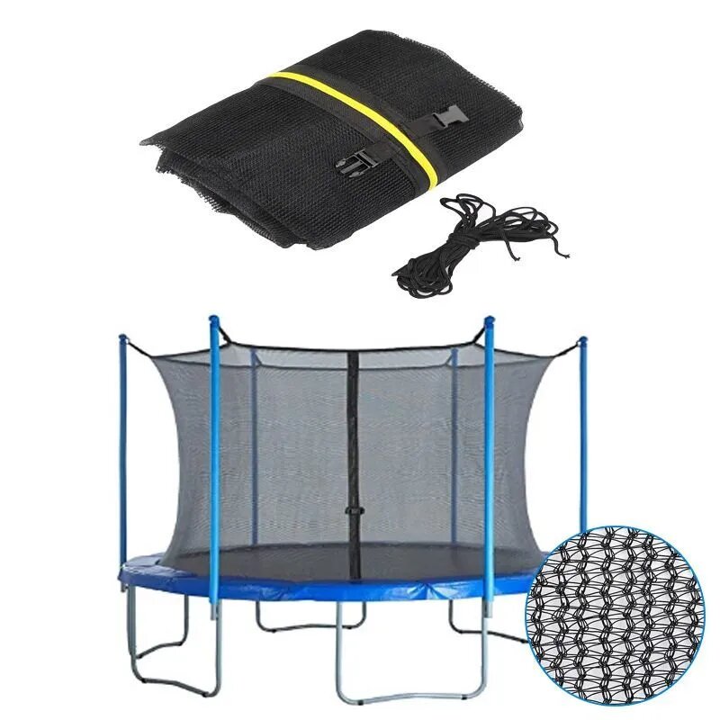 Безопасная сетка Внутри для батута для замены 15 футов 6 столбы (458cm), Высота 1,83м
