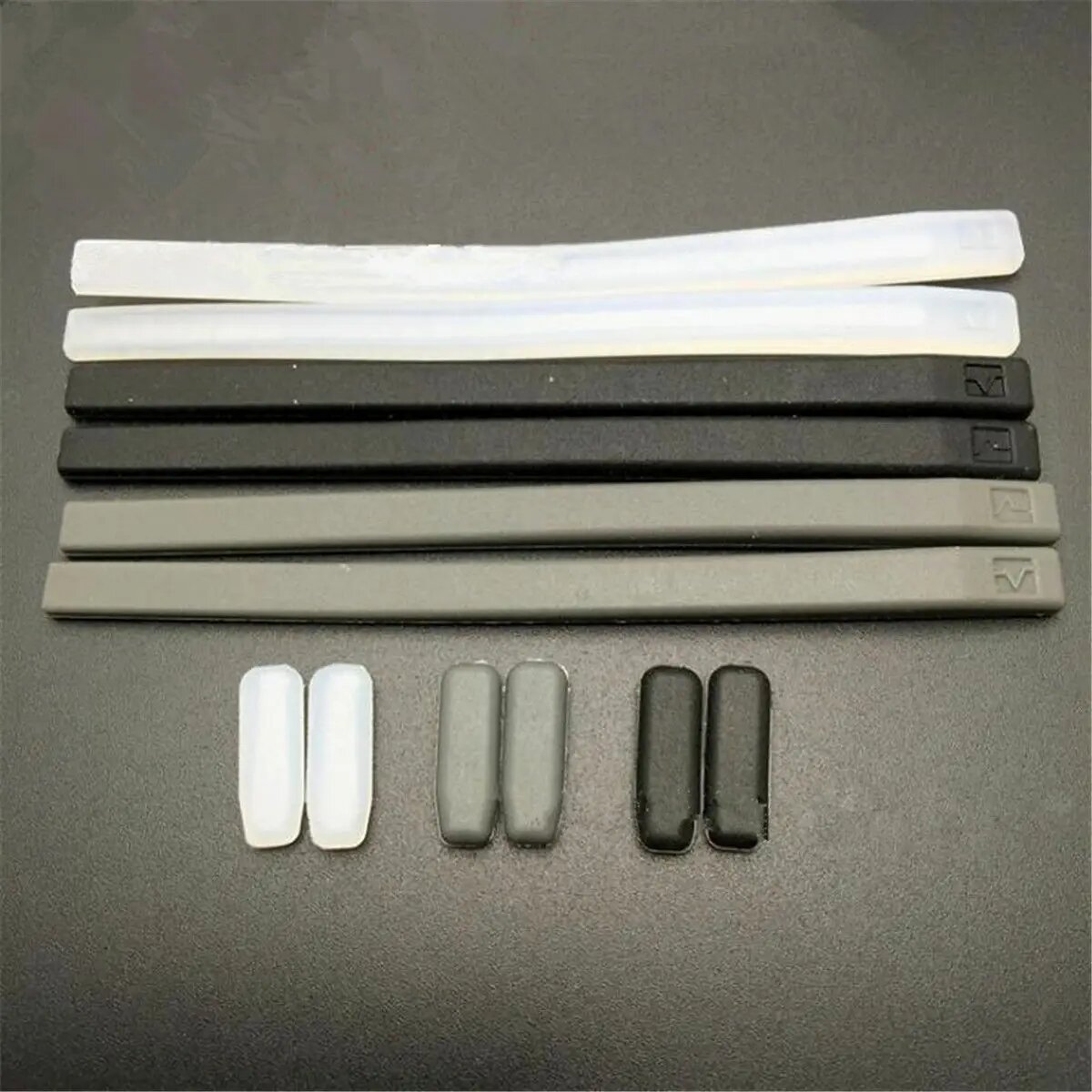 Силиконовые накладки на дужки для очков ic! berlin 3 цвета black