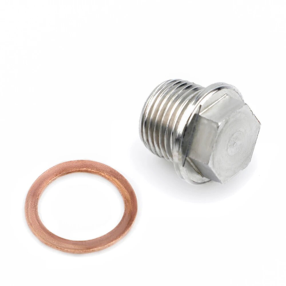 Универсальный JDM M12 M14 M16 M18*1,25/1,5 из нержавеющей стали, магнитная пробка для слива масла, болт для сливной гайки поддона M14X1.25