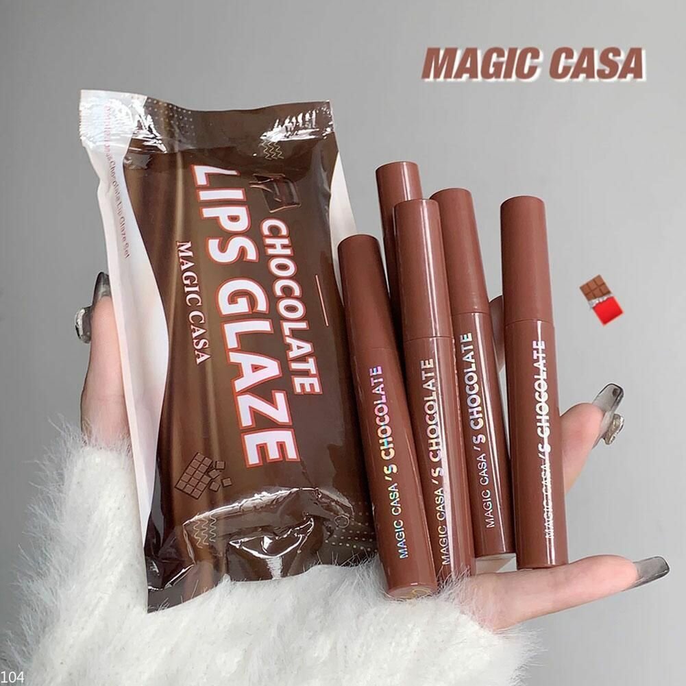 Tворческий Набор помад для губ, 5 шт/ блески, новогодний подарок