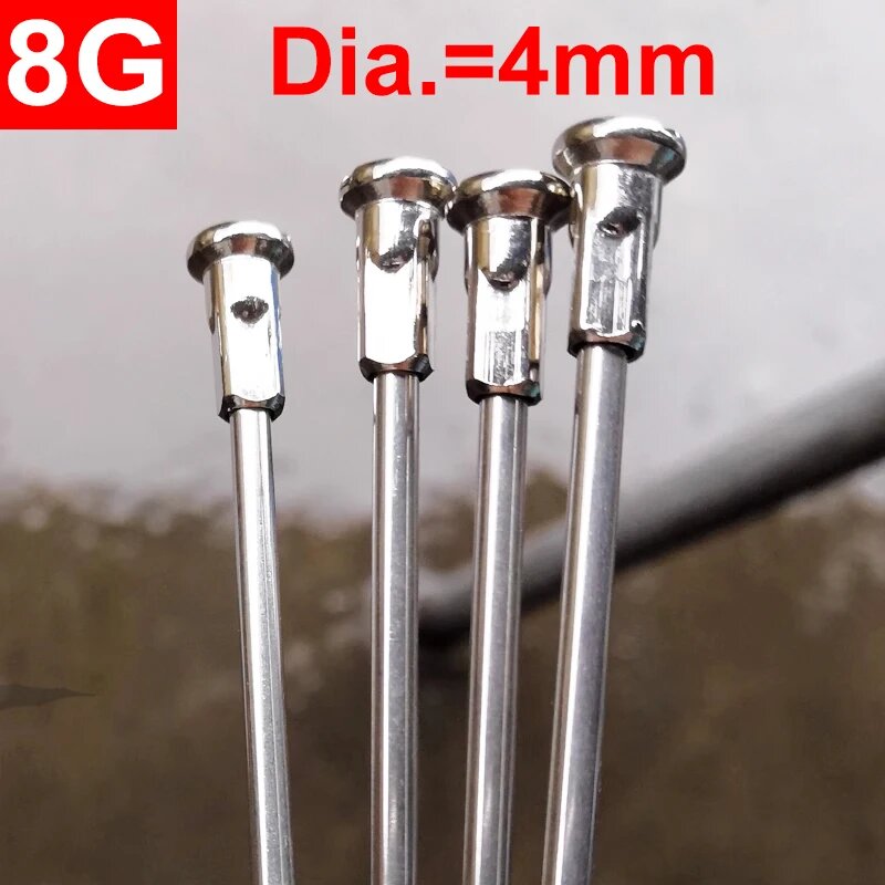 Спицы для электровелосипеда J, стальные, серебристые, 20 шт. 20pcs 8G 95mm