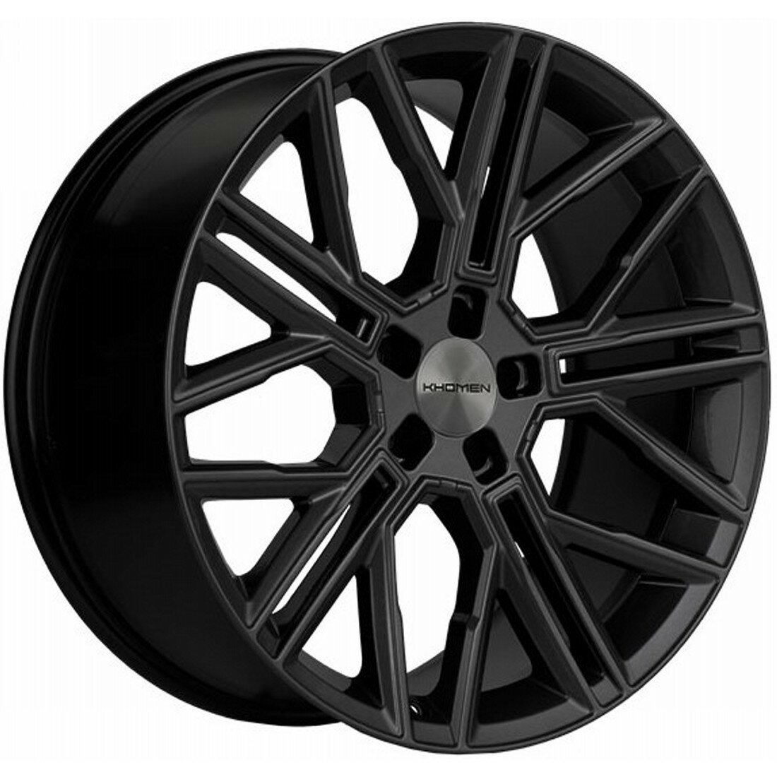 Колесный диск Khomen Wheels KHW2101 9,5x21 5x114,3 ET40 64,1 Black литой для автомобиля