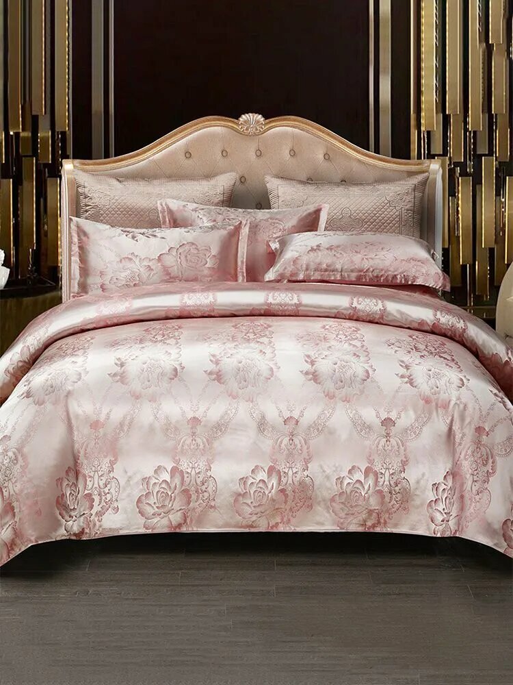 Youxin Комплект постельного белья, Модал, Сатин-жаккард, Двуспальный, наволочки 48x74