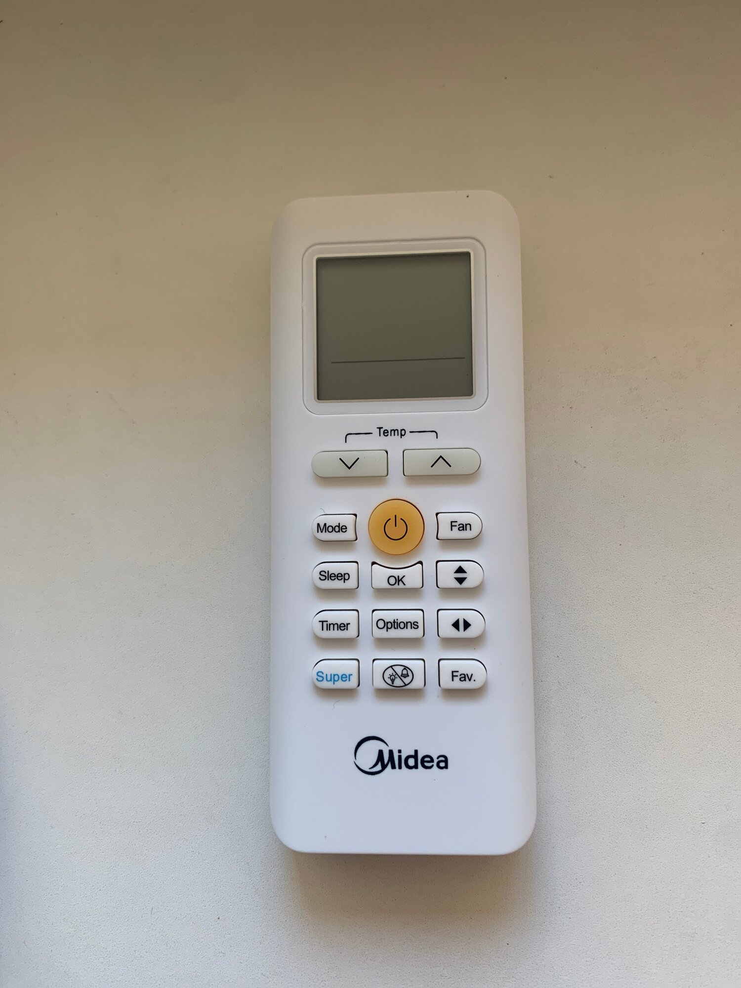 Пульт Midea RG70A/BGEF, для кондиционера, оригинальный, компактный