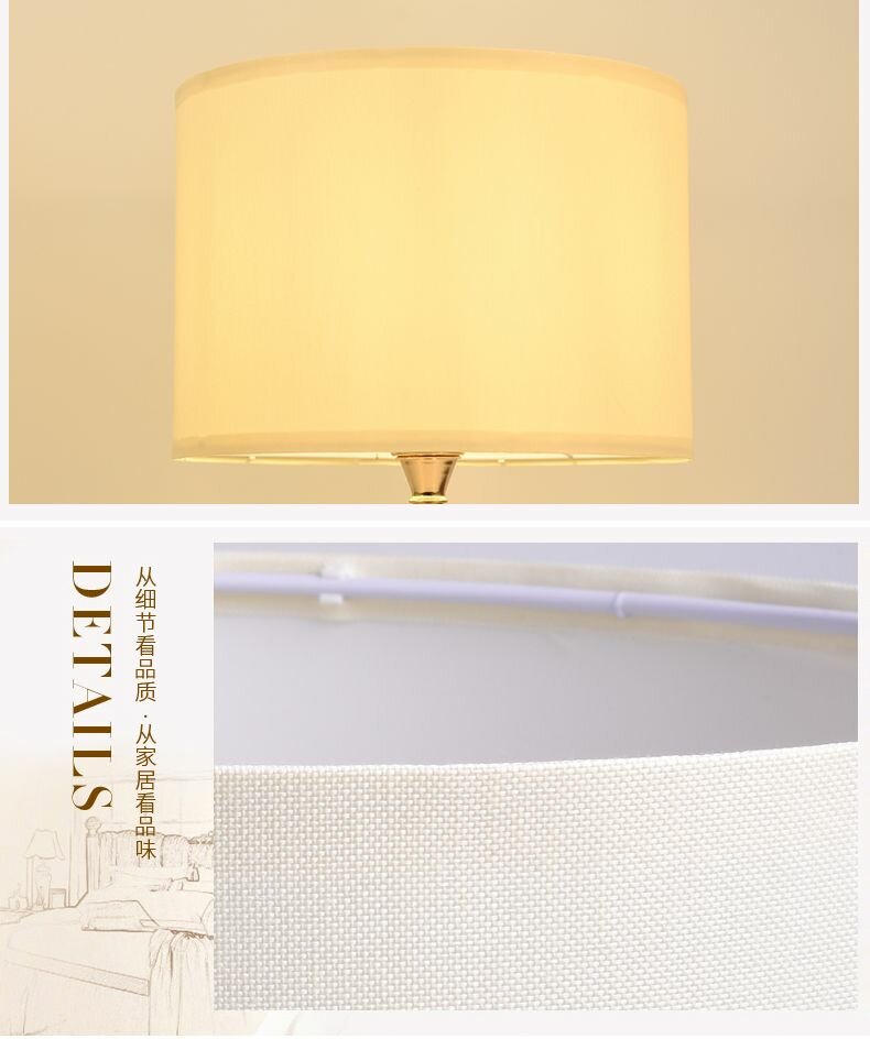 Круглый абажур из антибликовой ткани, креативный торшер для гостиной, подвесной светильник, абажур для настольной лампы, подходит для цоколя E27, 50 см