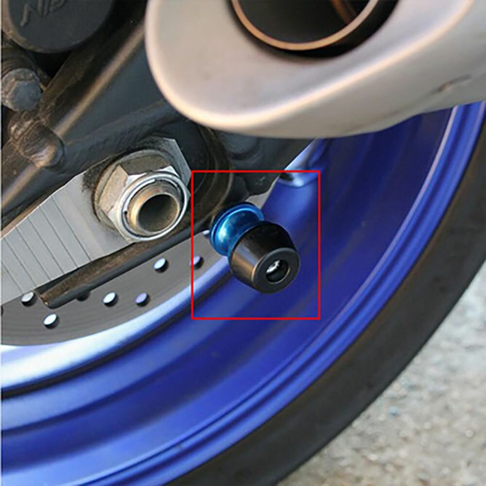 1 Пара Чпу 6 Мм Маятник Катушки Слайдер Подставка Винты Болт Для Yamaha Mt 09 Mt-09 2014-2021 Золото