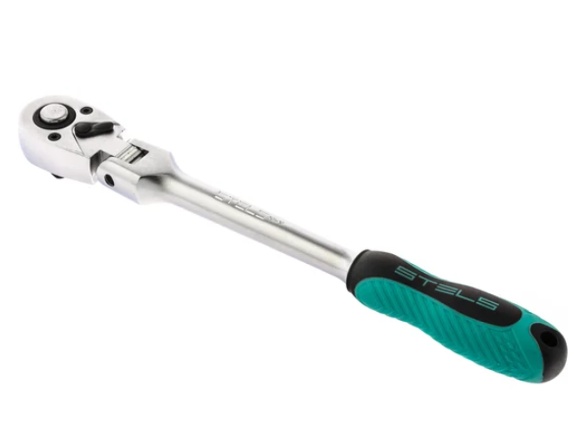 Ключ-трещотка 3/8", crv, 120 зубьев, цельнометаллический, хром gross