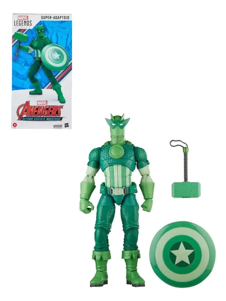 Фигурки игрушки Хасбро Marvel Legends Series Avengers 60th Anniversary Action Figures Super-Adaptoid ; Марвел фигурки игрушки