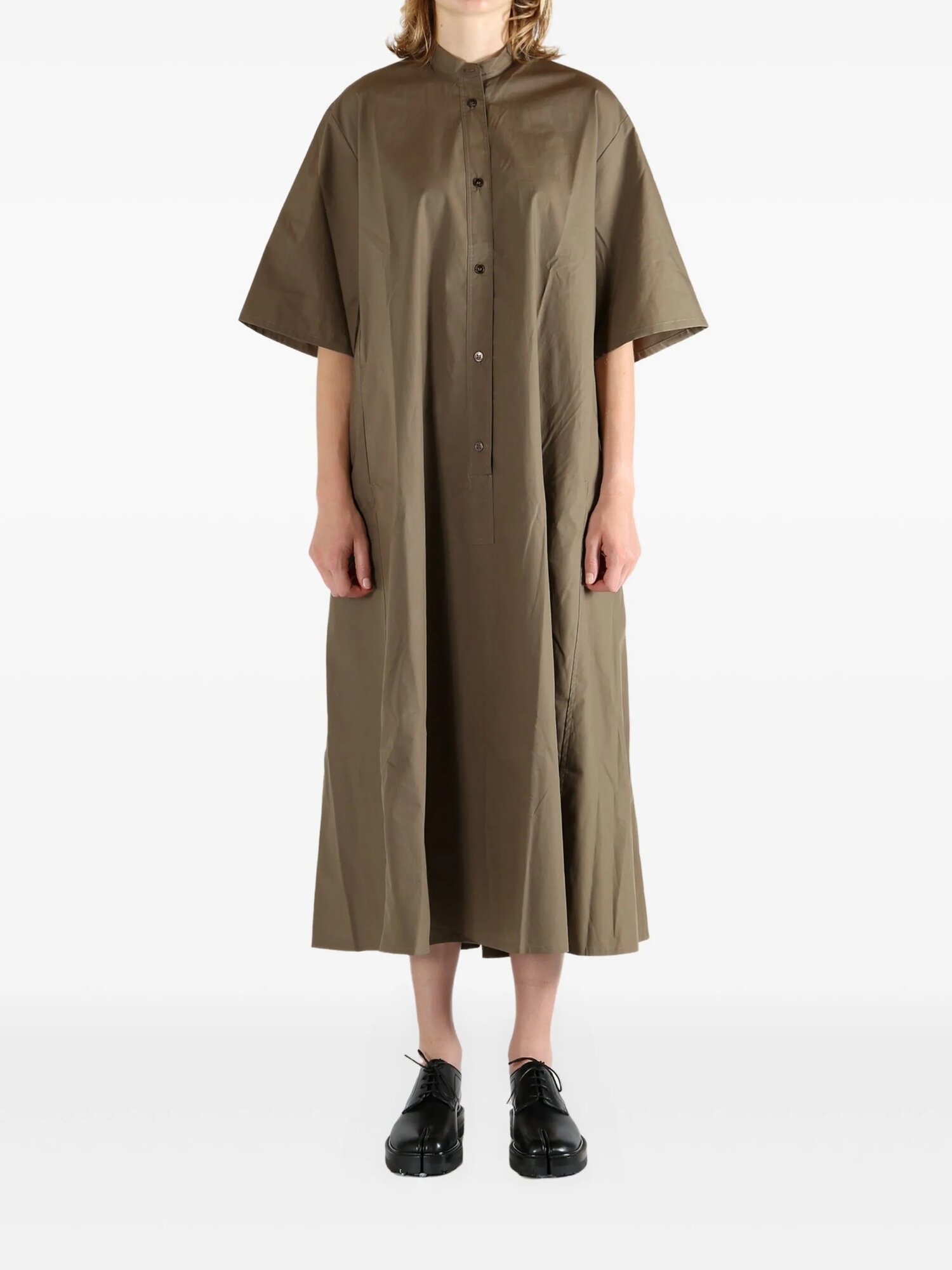 Платье Studio Nicholson Button-front midi shirt dress, размер 10 — фото 1