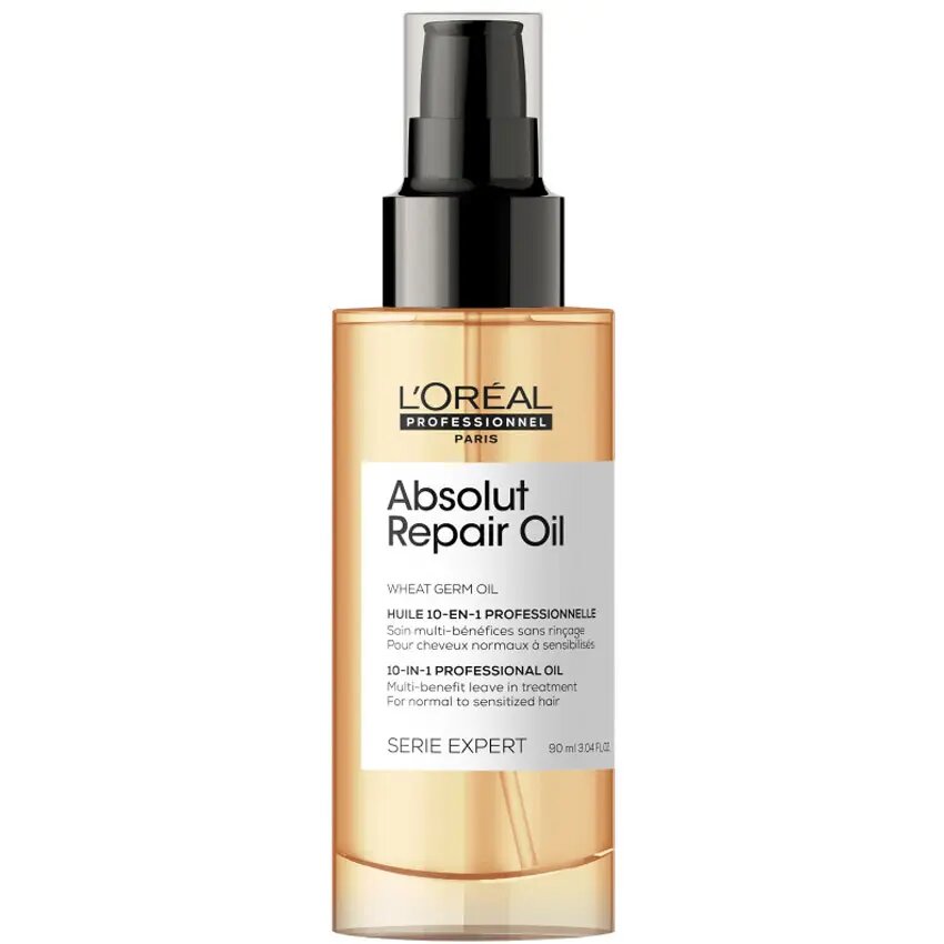 Масло LOREAL PROFESSIONNEL 10 в 1 Absolut Repair Gold для восстановления поврежденных волос, 90 мл