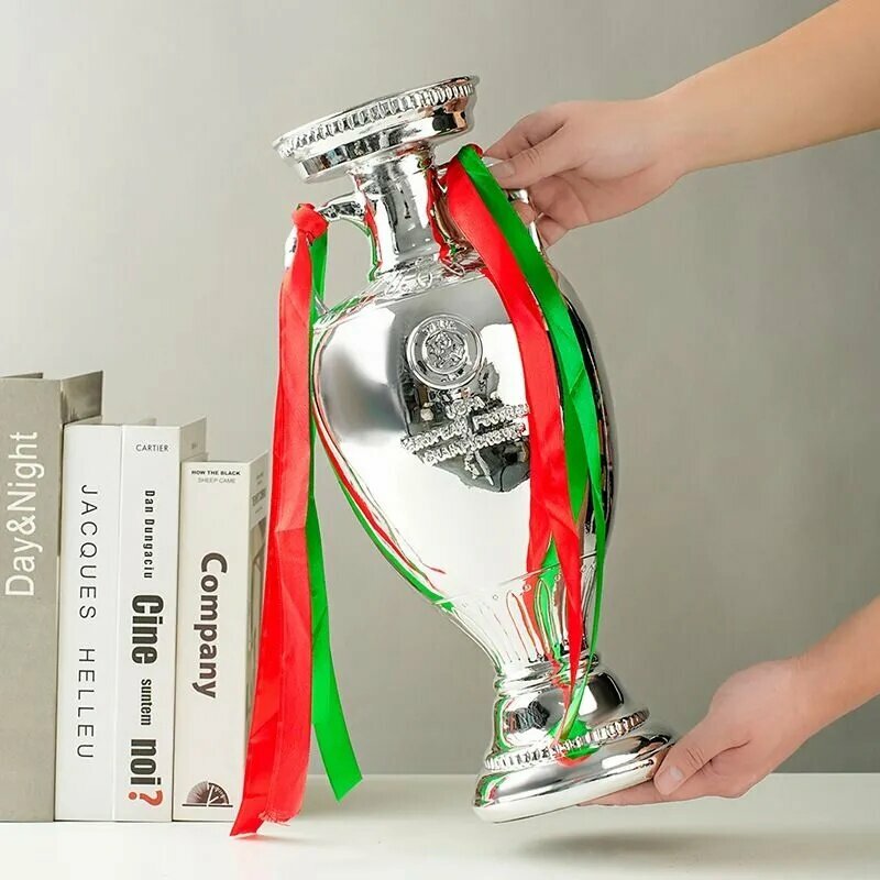 44cm/Кубок европейских чемпионов/футбольный трофей 2025 года, изготовлен вручную из смолы