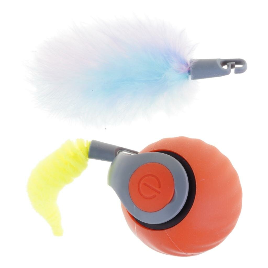 Игрушка-приманка для котов с автоматическим режимом, Оранжевый - Вогнутый и выпуклый