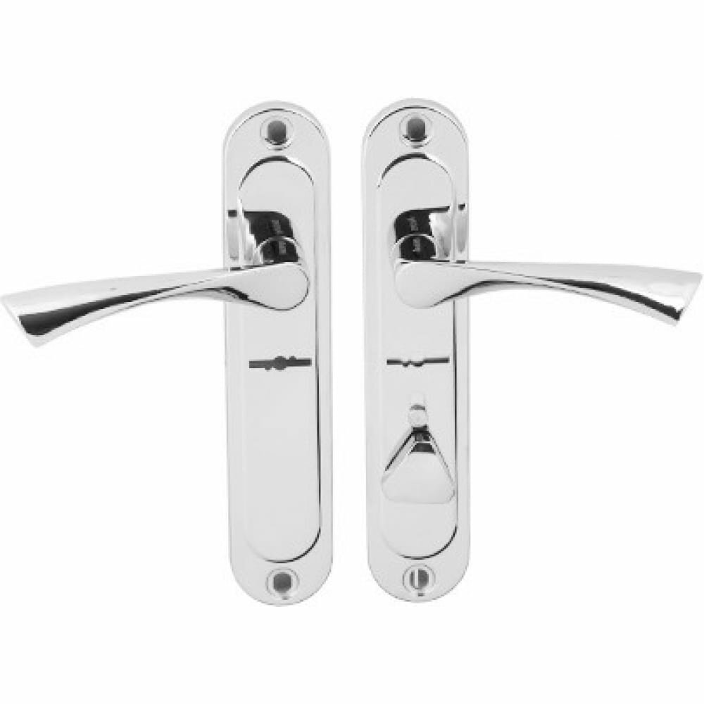 Ручки дверные Avers HP-42.0123-S-C-CR-L, сталь, цвет хром, 1 шт