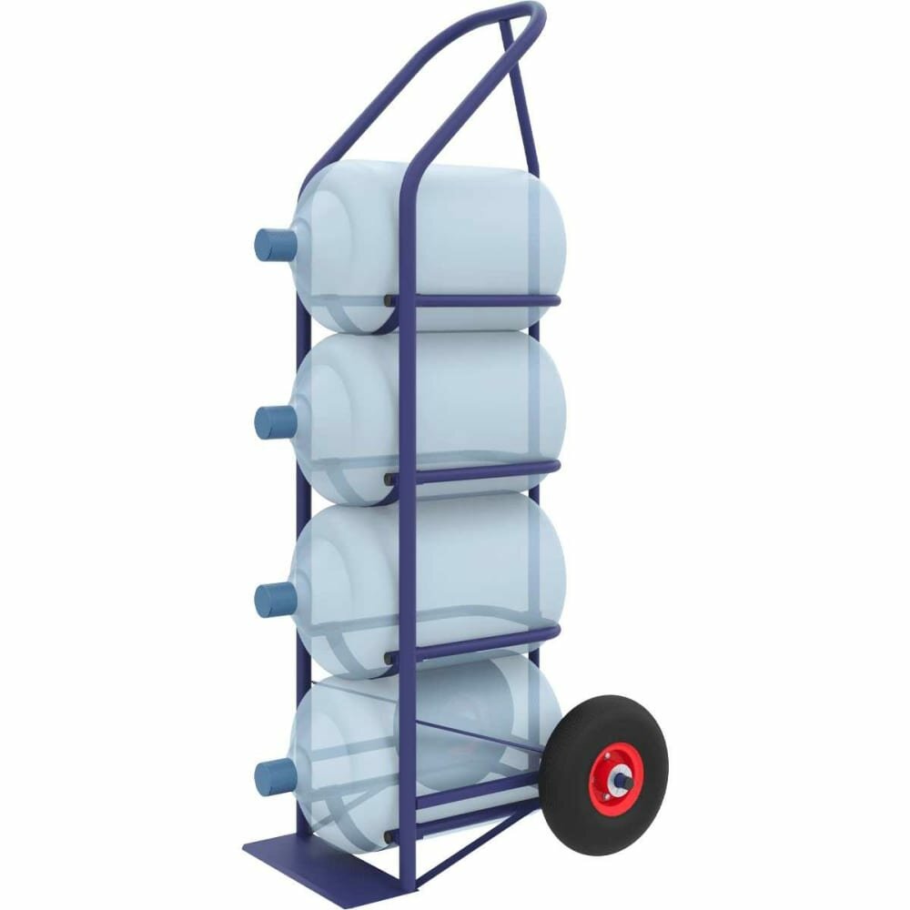 Тележка для воды RUSKLAD ВД 4 (1352х550х576) с пневматическими колёсами, пневмо