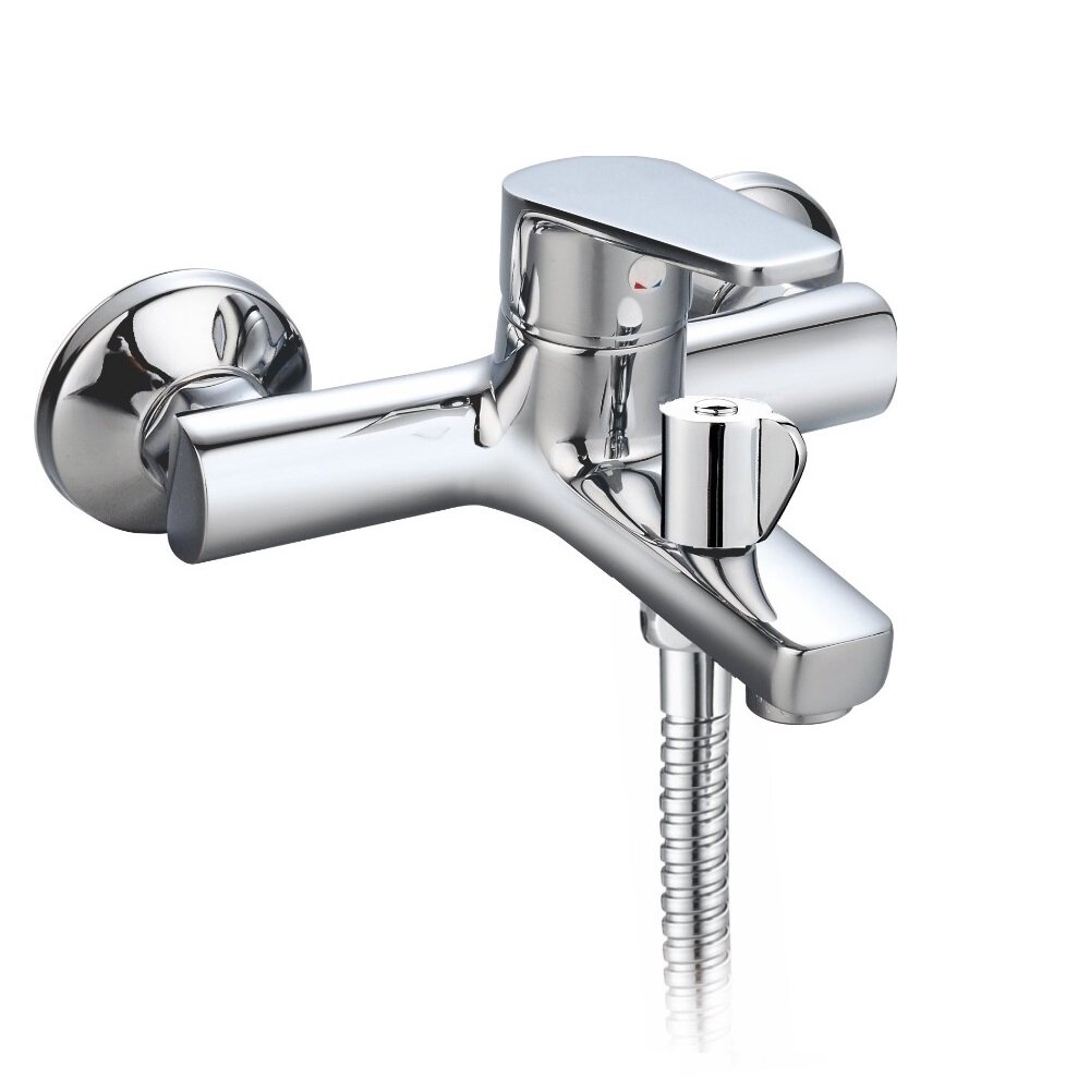 Смеситель Voda Level LV54, для ванны, латунь, с аксессуарами