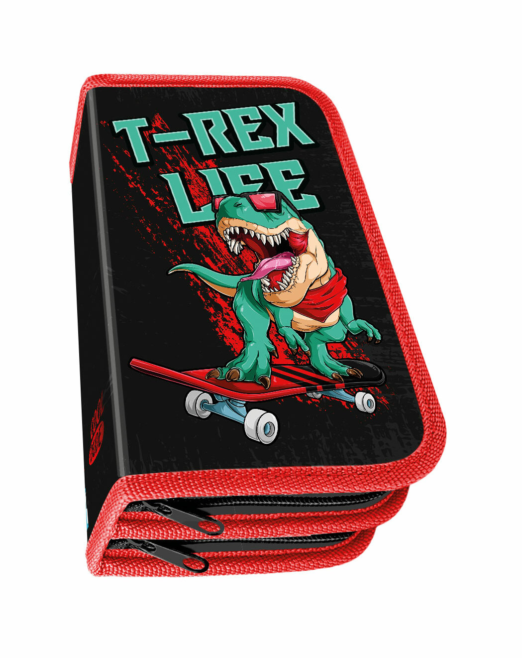 Пенал 2отд. ПО-09 T-REX 190х105мм пчелка (муж)