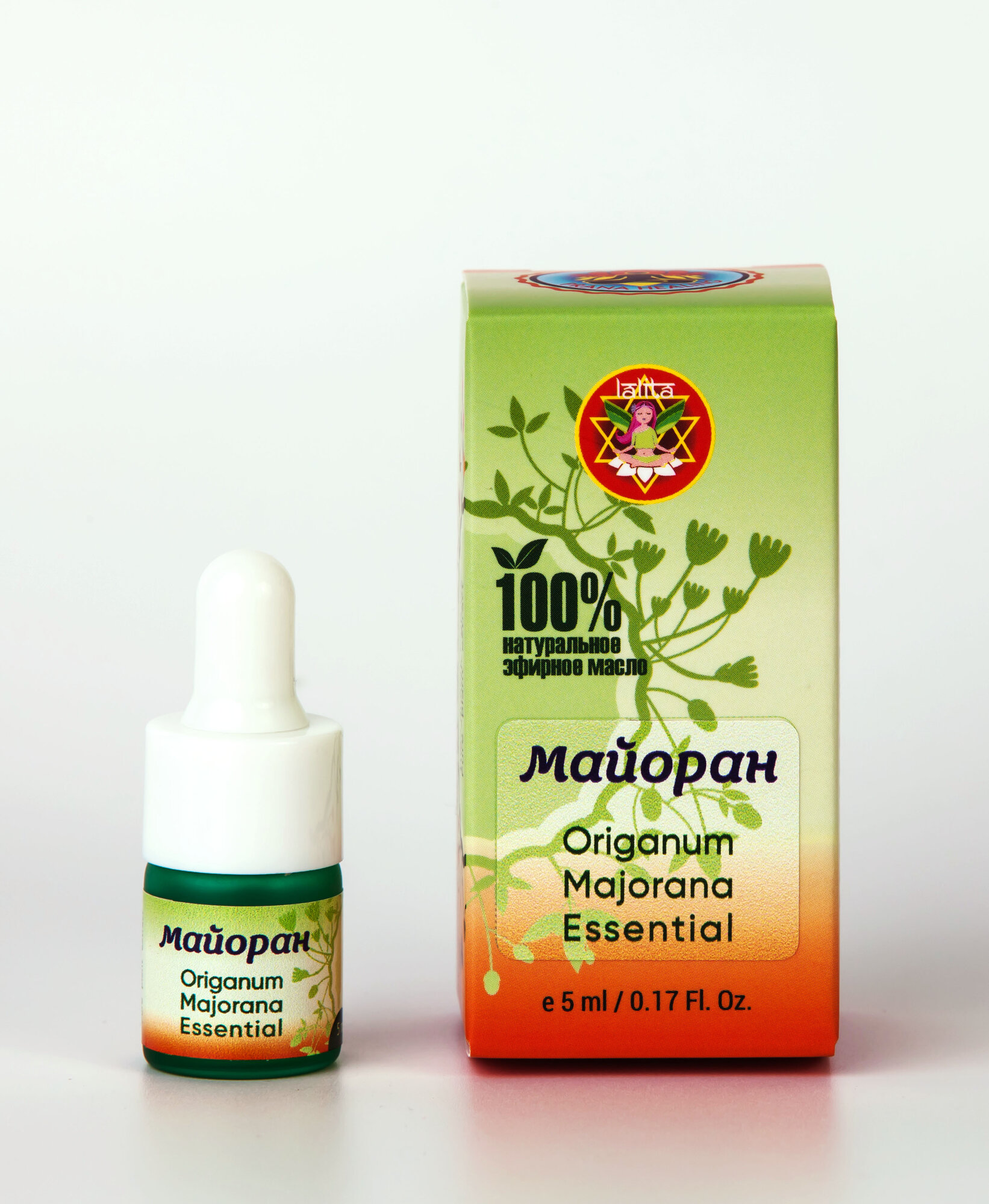 Майоран (эфирное масло) / Origanum majorana essential / 5 мл / стекло / Prana Healing / LALITA®