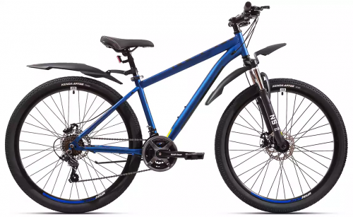Горный велосипед Rush Hour 27,5" RX 705 DISC ST синий , рама 16" (21 скорость)