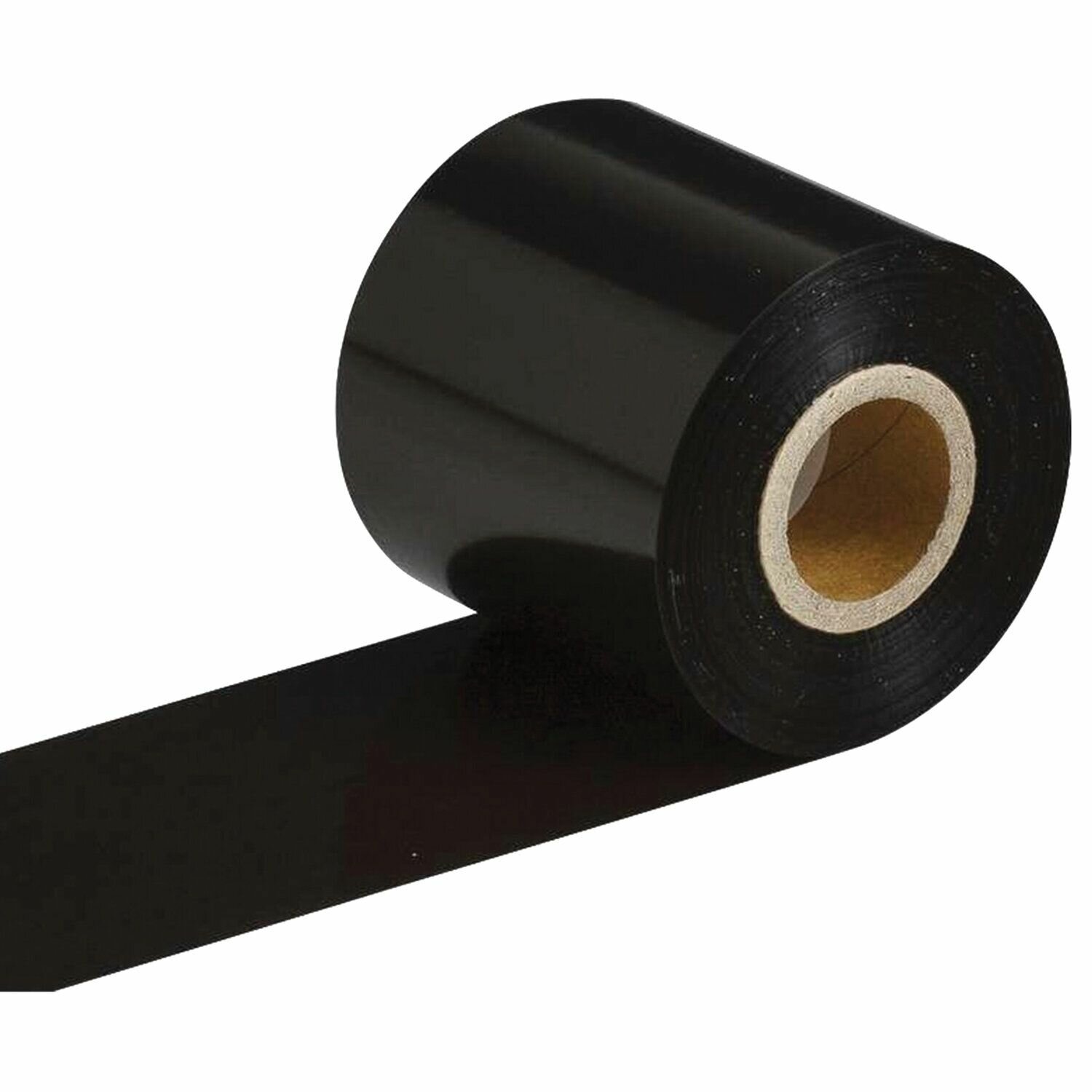 Риббон КНР WAX, 80 мм х 300 м, диаметр втулки 25,4 мм (1 дюйм), красящий слой наружу OUT