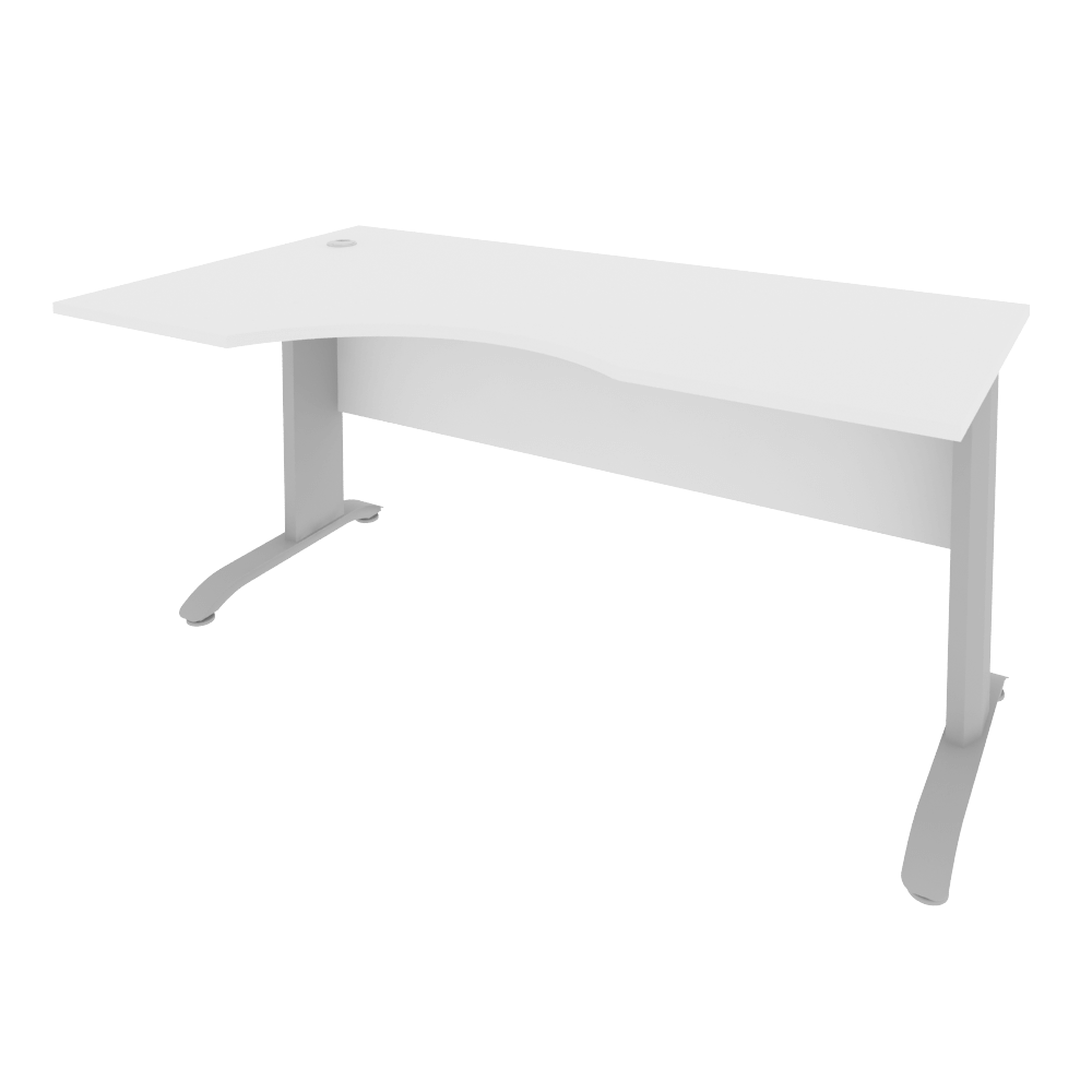 Угловой компьютерный стол Рива Riva ПЛ. СА-1Л Белый 1600*900*750