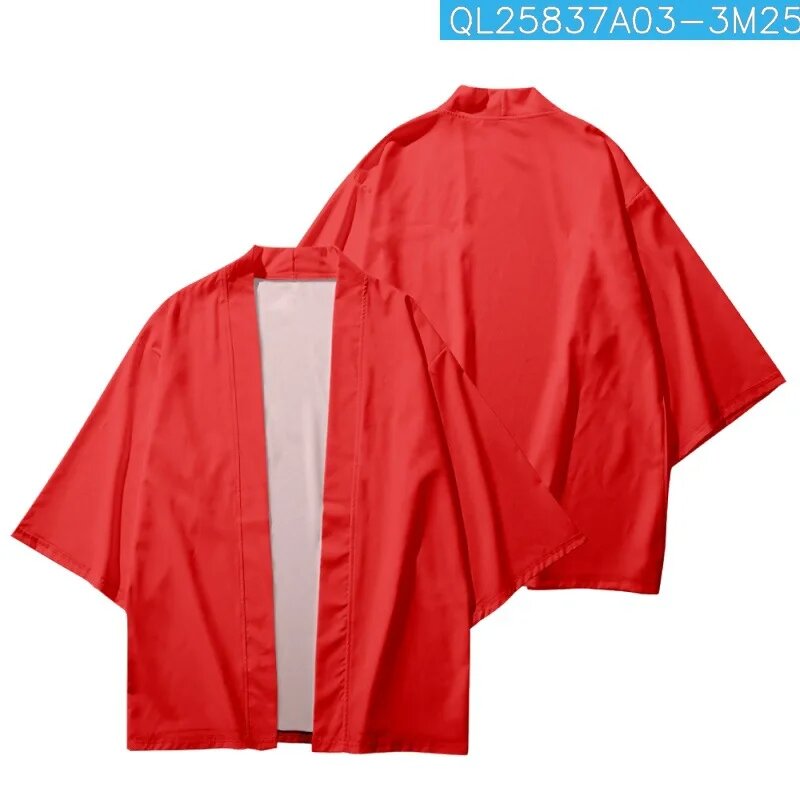 Хаори Красный XL, QL25837A03-tops